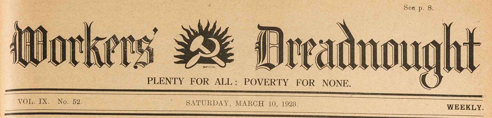 Vol. 09 (March 1922-March 1923) | libcom.org